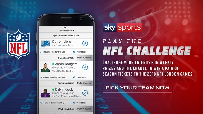 NFL Challenge: Register and play for the 2018 season | NFL News | Sky ...