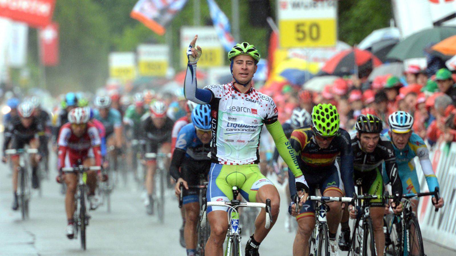 Hat-trick for Sagan | Cycling News | Sky Sports