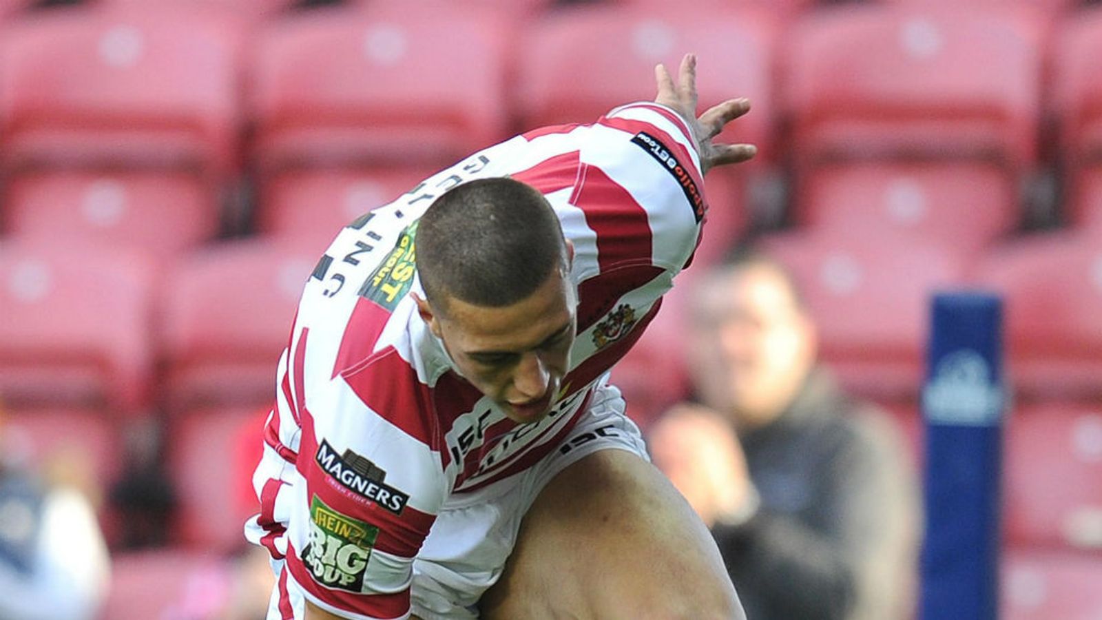 Anthony Gelling happy featuring in Wigan Warriors' forwards in 2013 ...