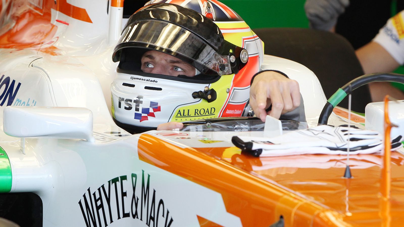 James Calado described his first experience of an F1 car as ...