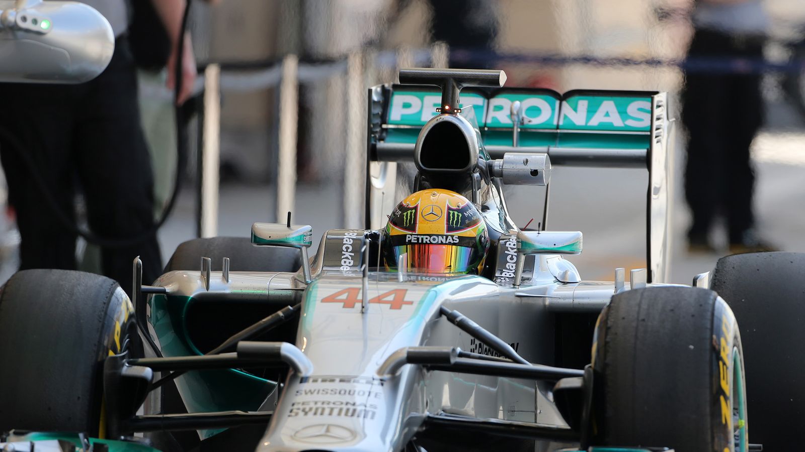 Lewis Hamilton sets fastest time of Bahrain test so far as Mercedes ...