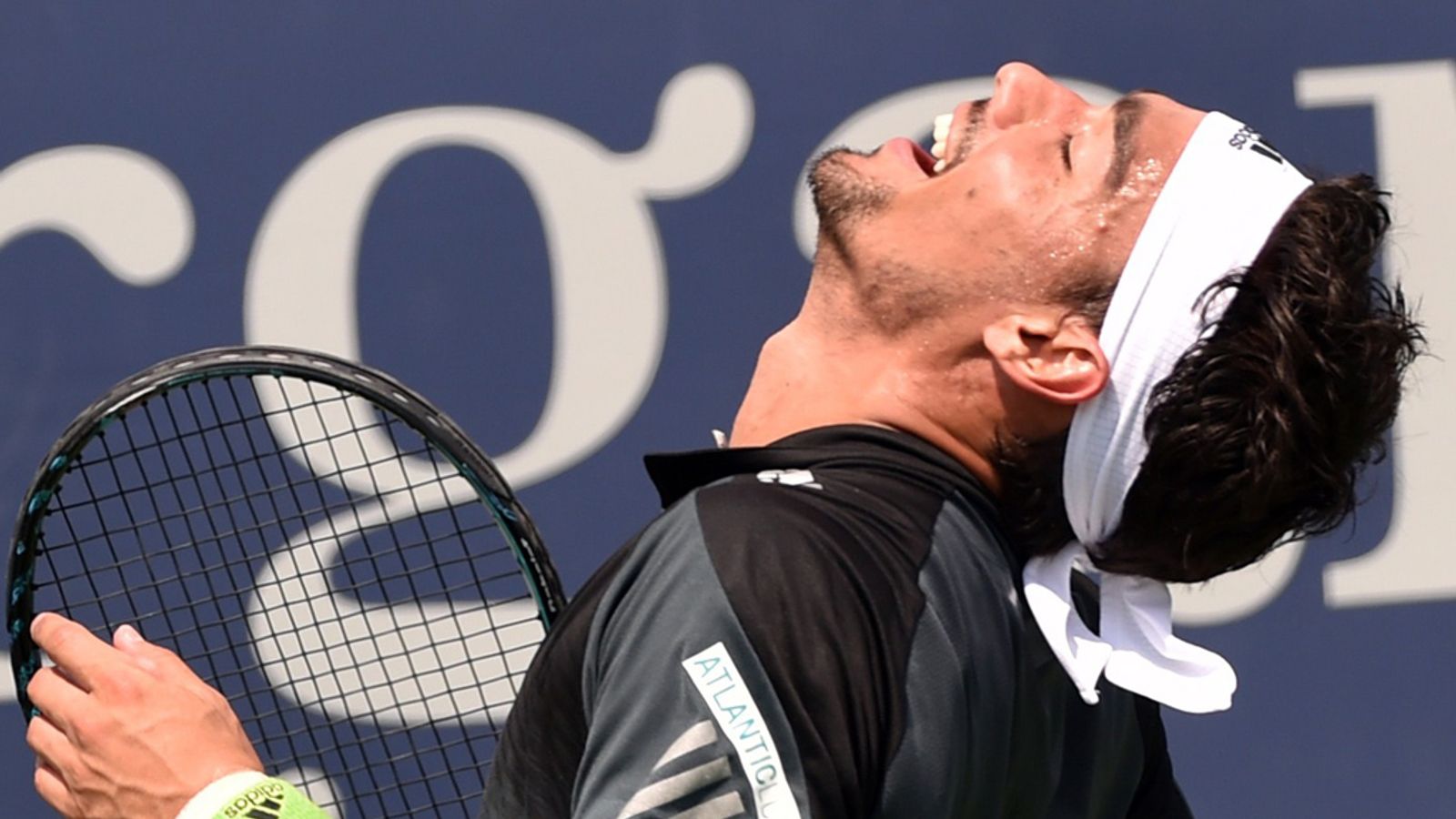 Atp Shanghai Masters Fabio Fognini Fined 2000 For Obscene Gesture Tennis News Sky Sports