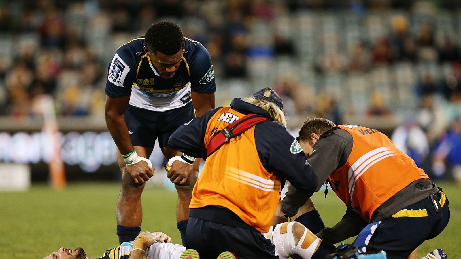 ACT Brumbies lock Sam Carter undergoes scan on knee injury | Rugby ...