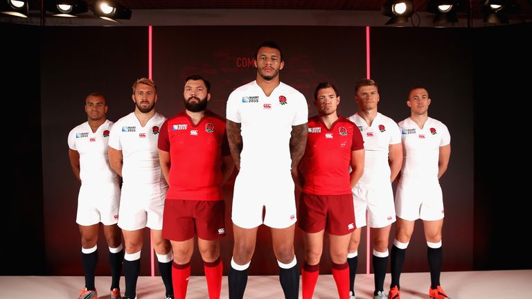 England unveil new kit for World Cup at Twickenham Stadium | Rugby ...