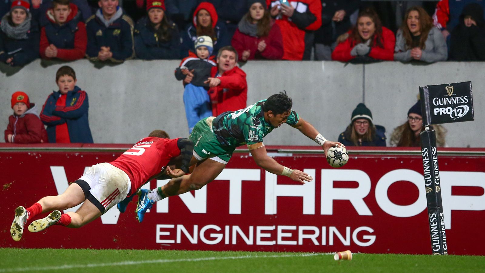 WATCH: Bundee Aki wins PRO12 try of the month | Rugby Union News | Sky ...
