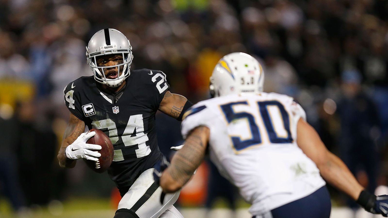 Oakland Raiders beat San Diego Chargers in Charles Woodson's last home ...