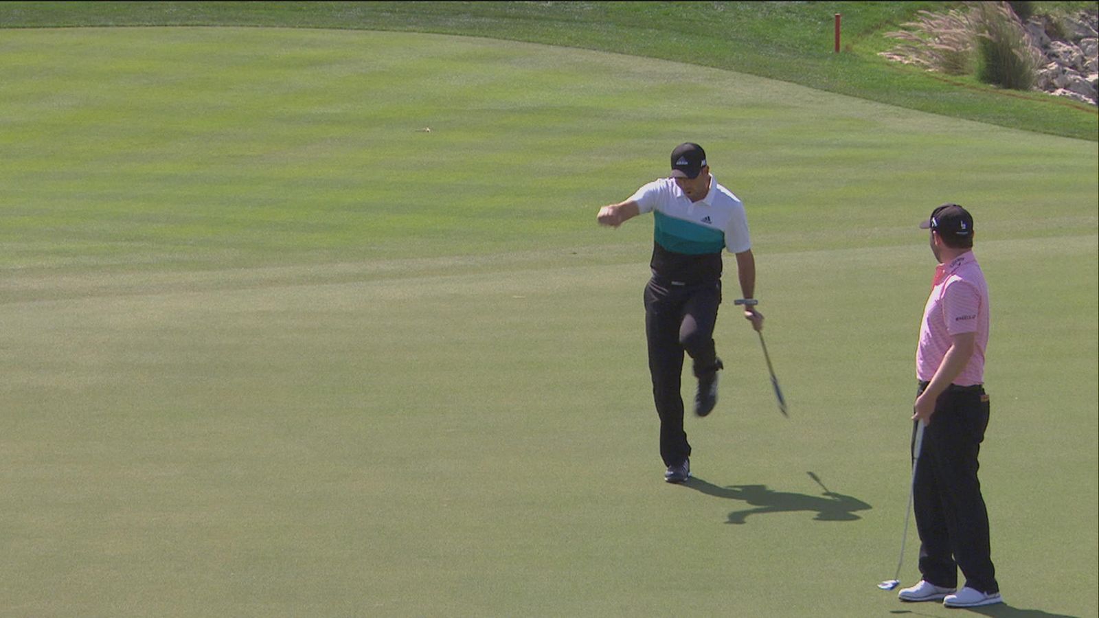 Sergio Garcia celebrates unlikely birdie at the Qatar Masters | Golf ...