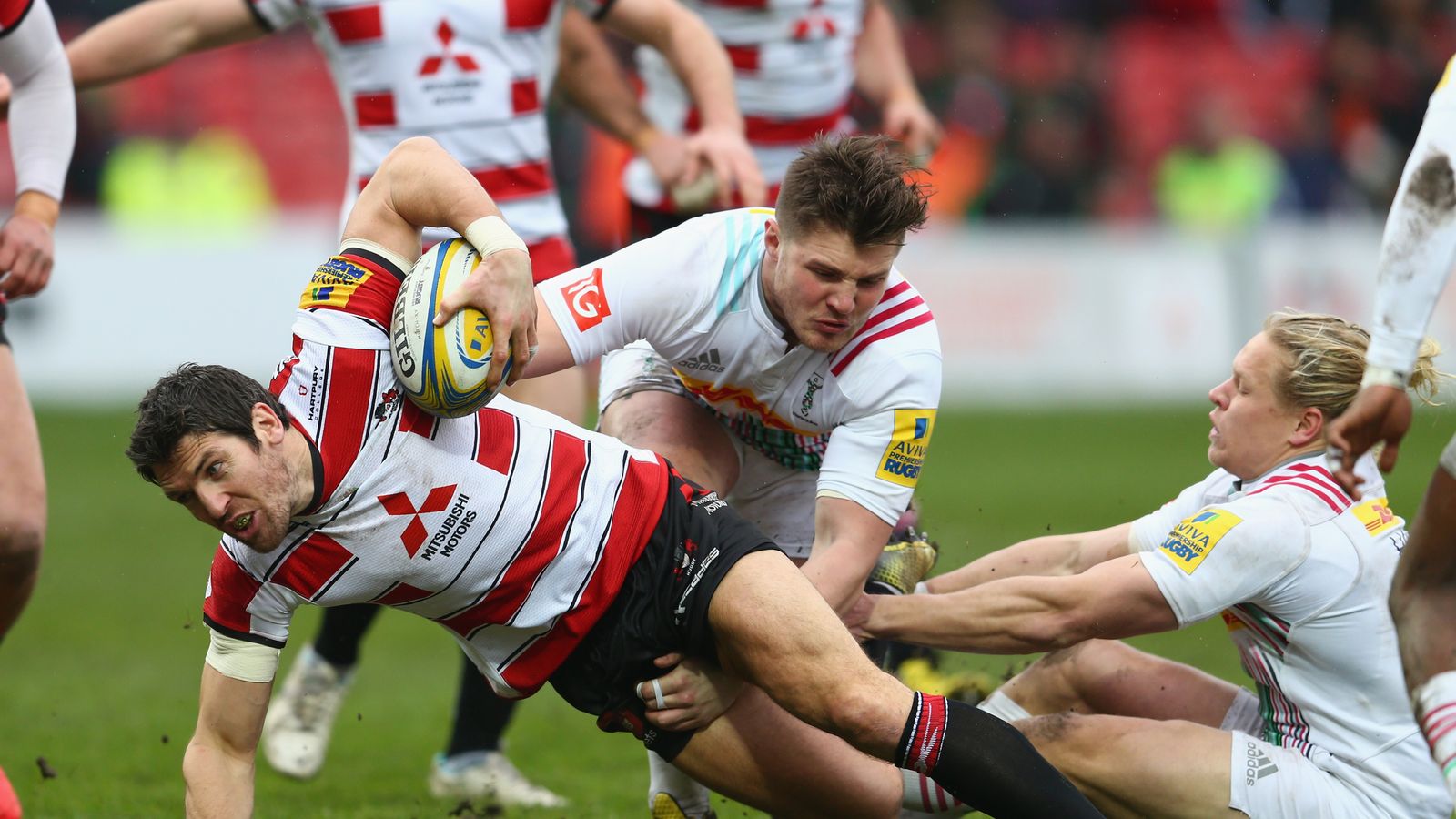 James Hook stars as Gloucester thump Harlequins at Kinghsolm | Rugby ...