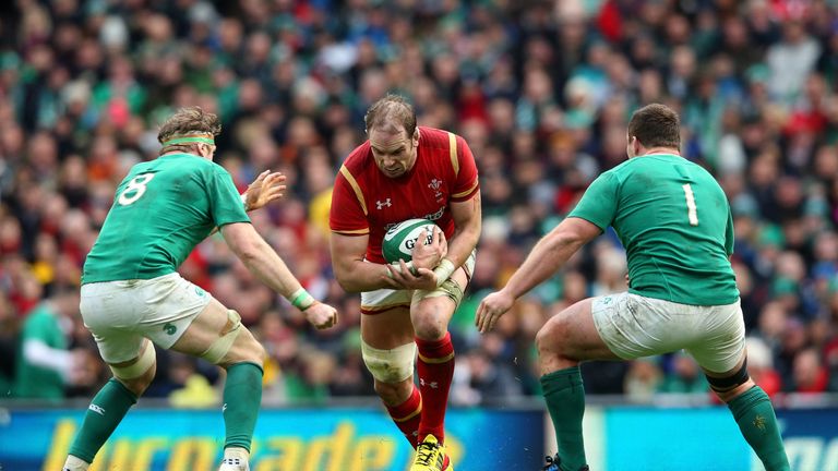 Wales lock Alun Wyn Jones keen to keep physical edge in rugby | Rugby ...