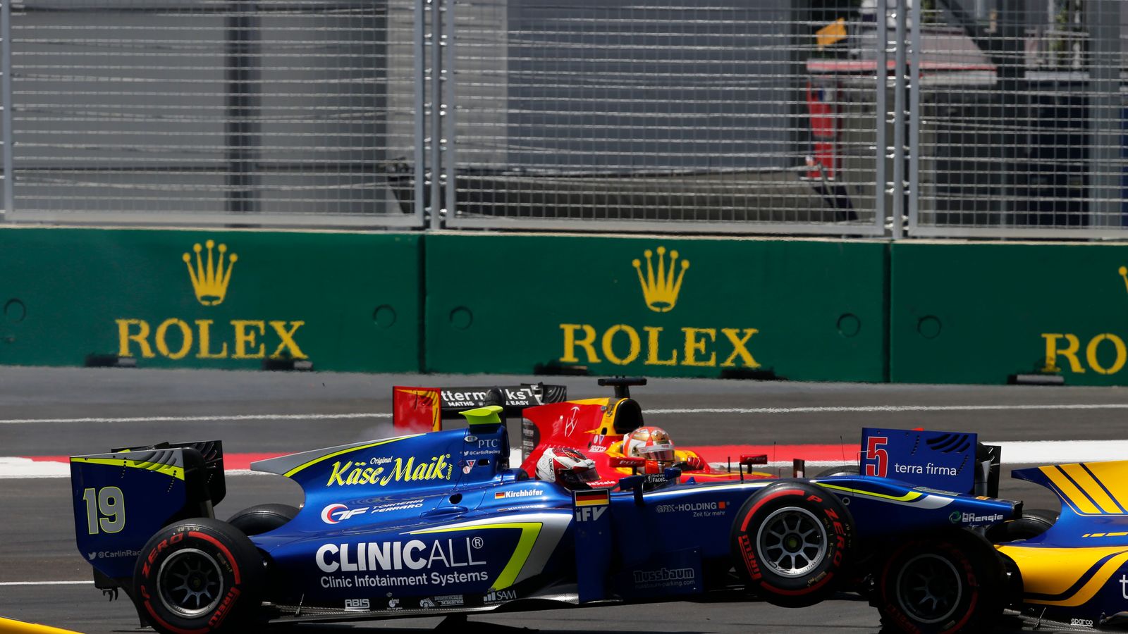 GP2 carnage at start of first-ever race on Baku City Circuit | F1 News