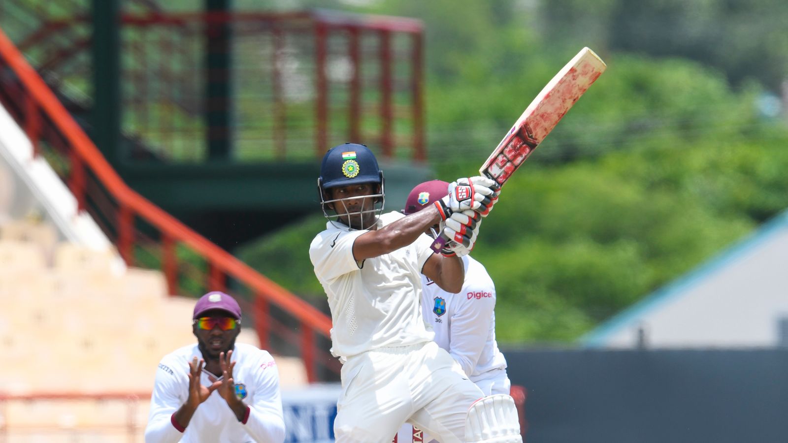 West Indies reply starts well after Ravichandran Ashwin and Wriddiman ...