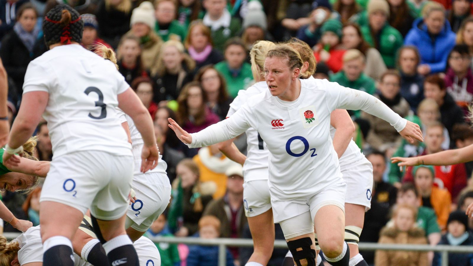 England prop Rochelle Clark scores try on landmark appearance | Rugby ...