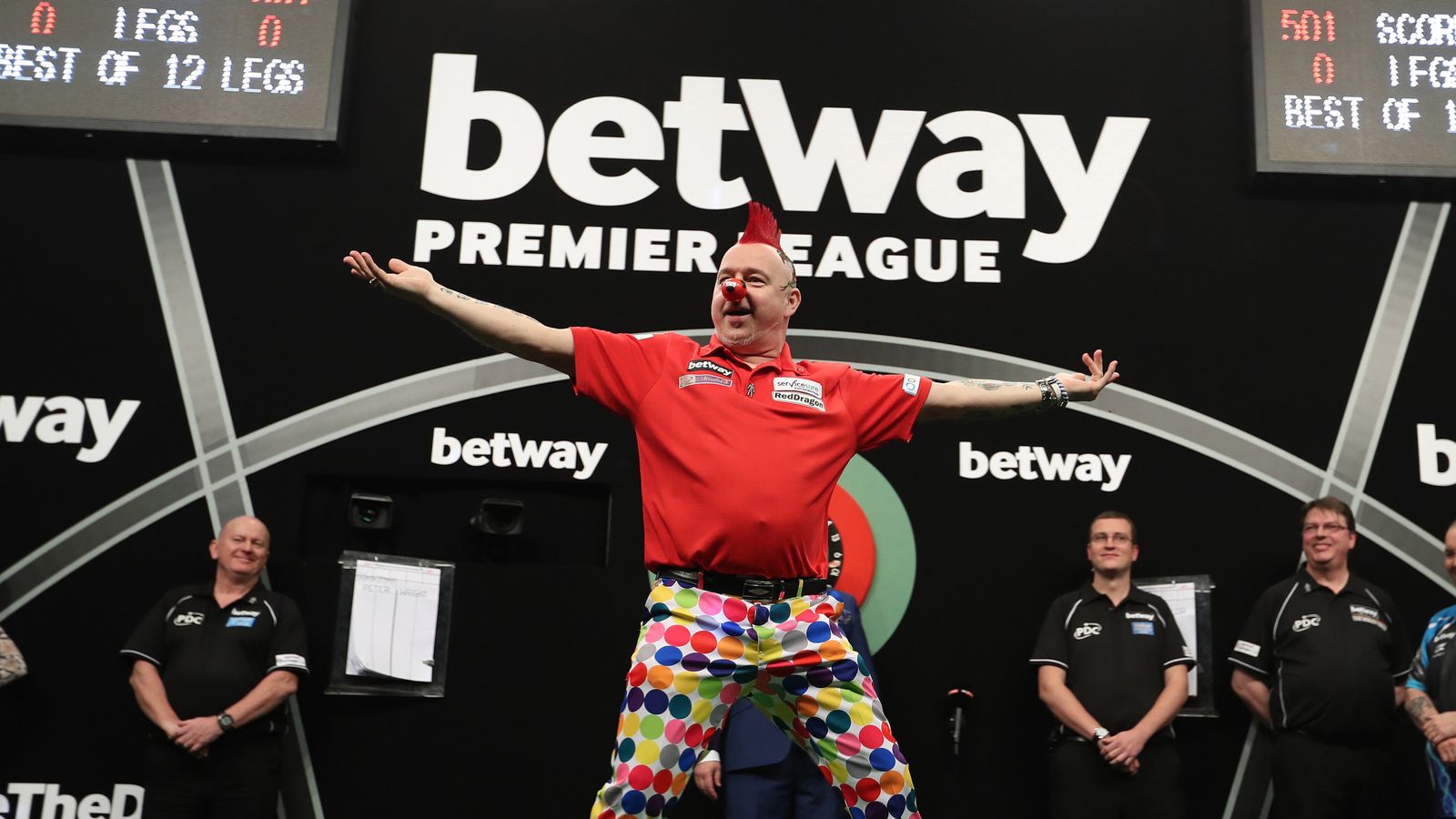 WATCH: Peter Wright's Red Nose dance | Darts News | Sky Sports