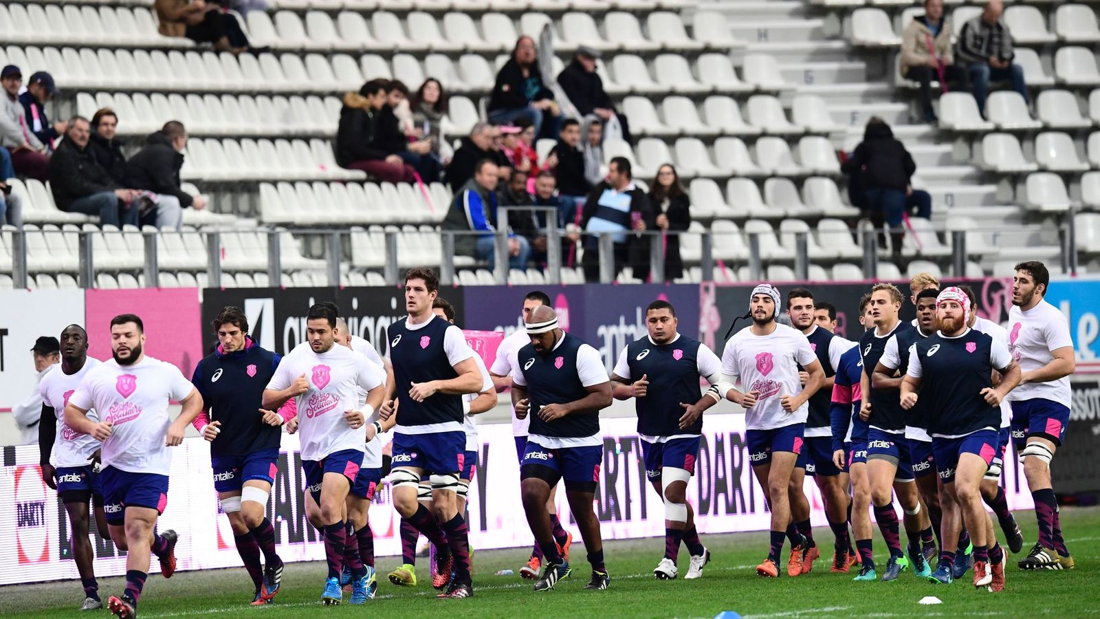 Stade Francais players take strike action over Racing 92 merger | Rugby ...