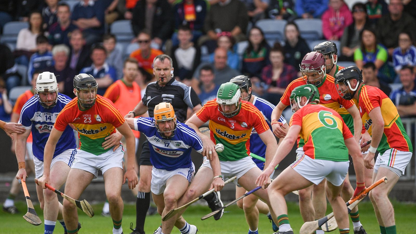 GAA: Laois beat Carlow 2-14 to 1-16 in preliminary round | GAA News ...