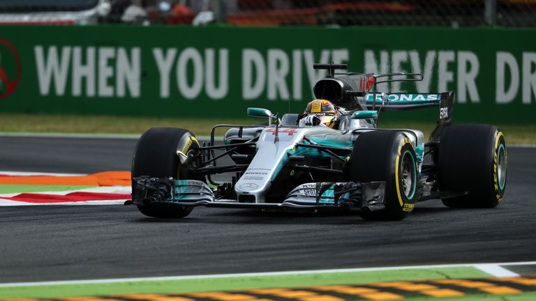 Italian GP Practice 1: Lewis Hamilton on top as Mercedes strike first ...