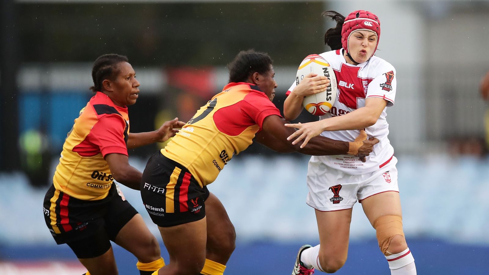 England Women win World Cup opener against PNG Orchids | Rugby League ...