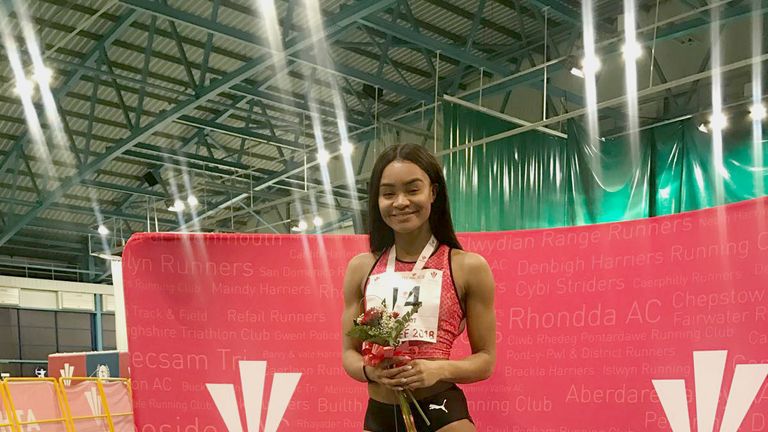 Imani Lansiquot wins 60m at Welsh Indoor Championships in Cardiff ...