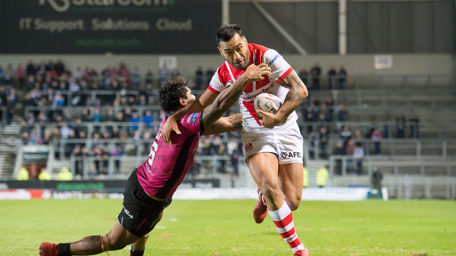 St Helens 26-12 Hull FC: Two-try Zeb Taia sets Saints on the road to ...