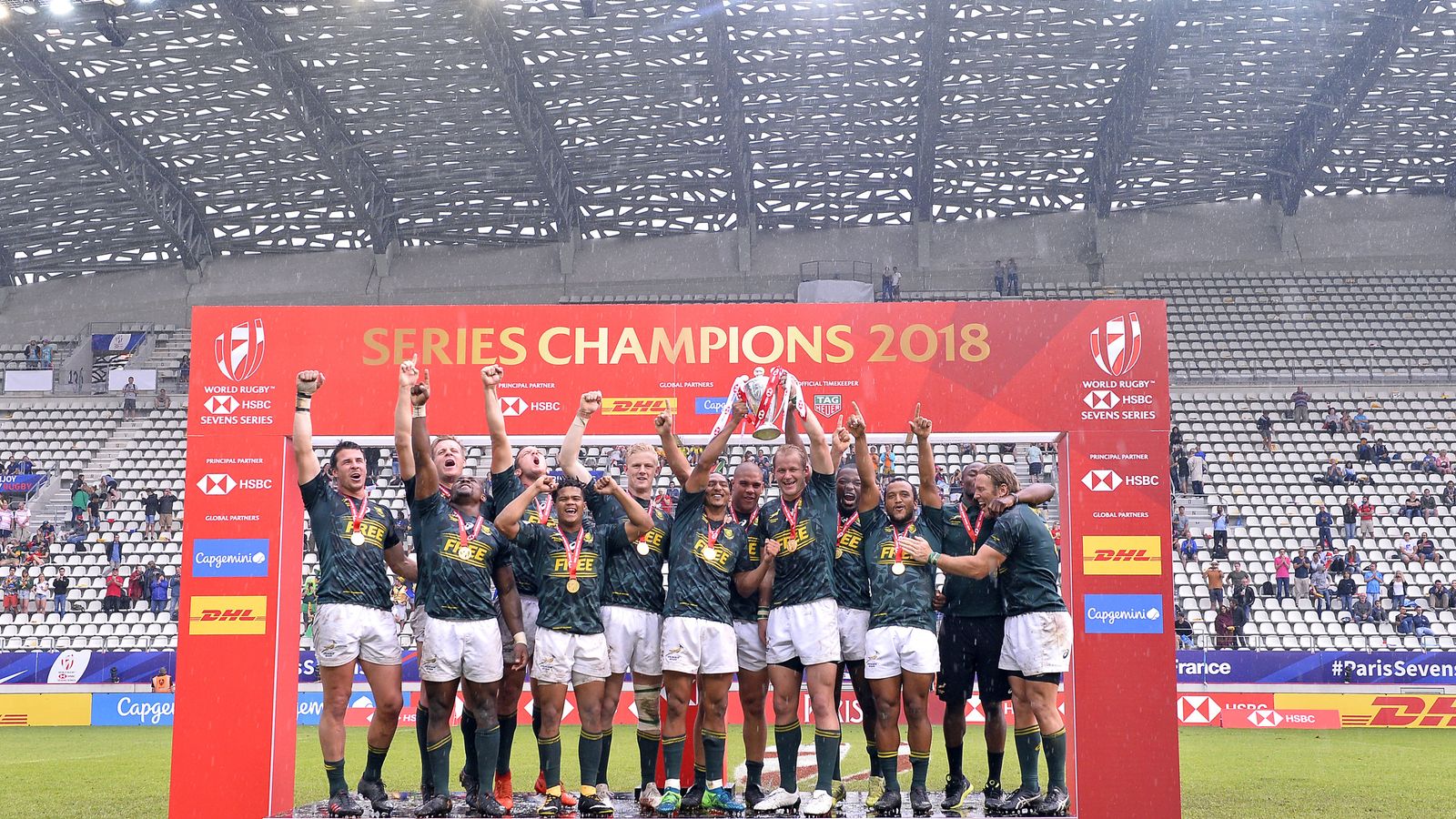 South Africa overcome England in Paris to secure Sevens title | Rugby ...