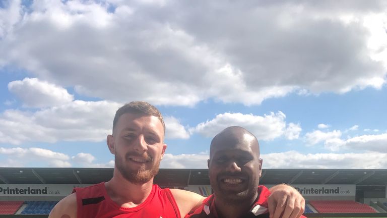 WATCH: Jackson Hastings and Rob Lui at Salford Red Devils | Rugby ...