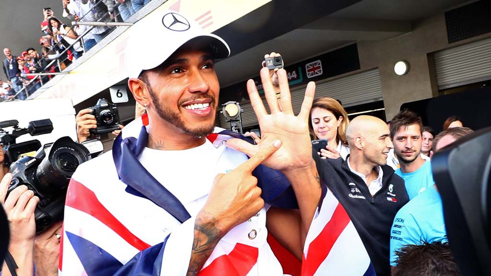 Lewis Hamilton drove better than ever to win fifth title, say Mercedes ...