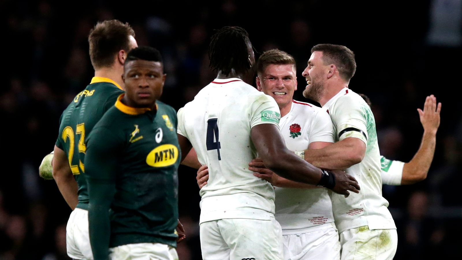 England 12 - 11 South Africa - Match Report & Highlights