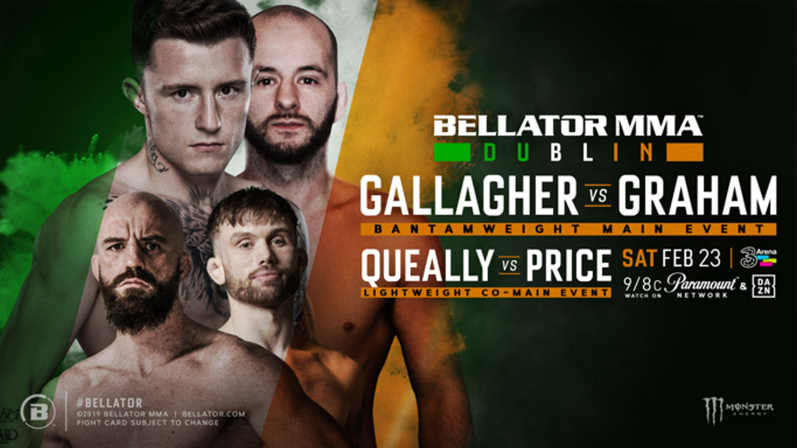 Bellator 217: How to watch James Gallagher vs Steven Graham live on Sky ...