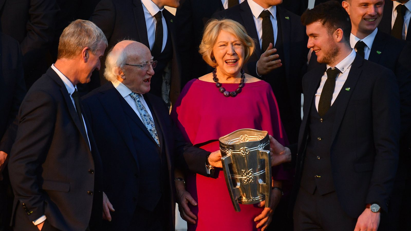 In pictures: All-Ireland champions Limerick get presidential reception ...