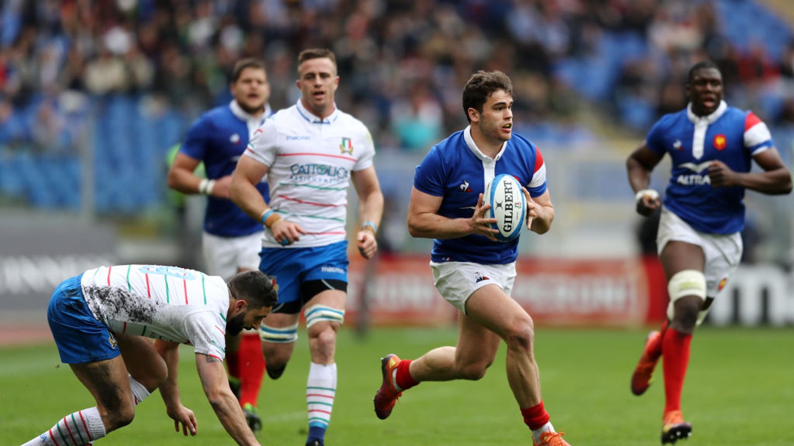 Italy 14 - 25 France - Match Report & Highlights