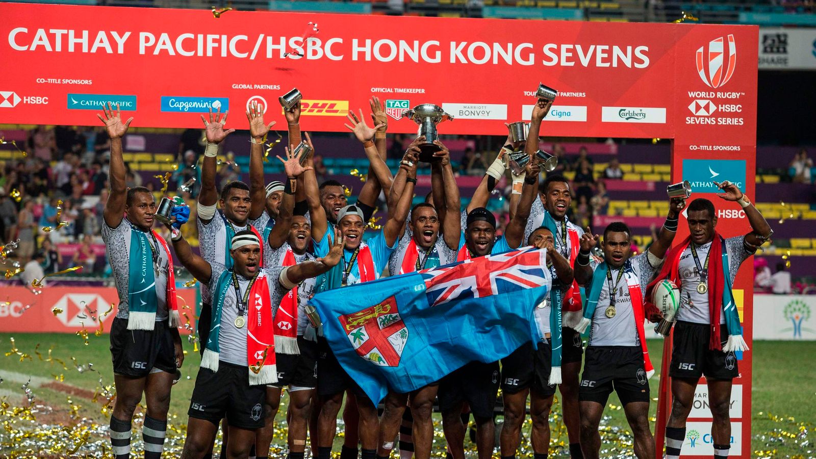 Fiji beat France to win record fifth Hong Kong Sevens title | Rugby ...