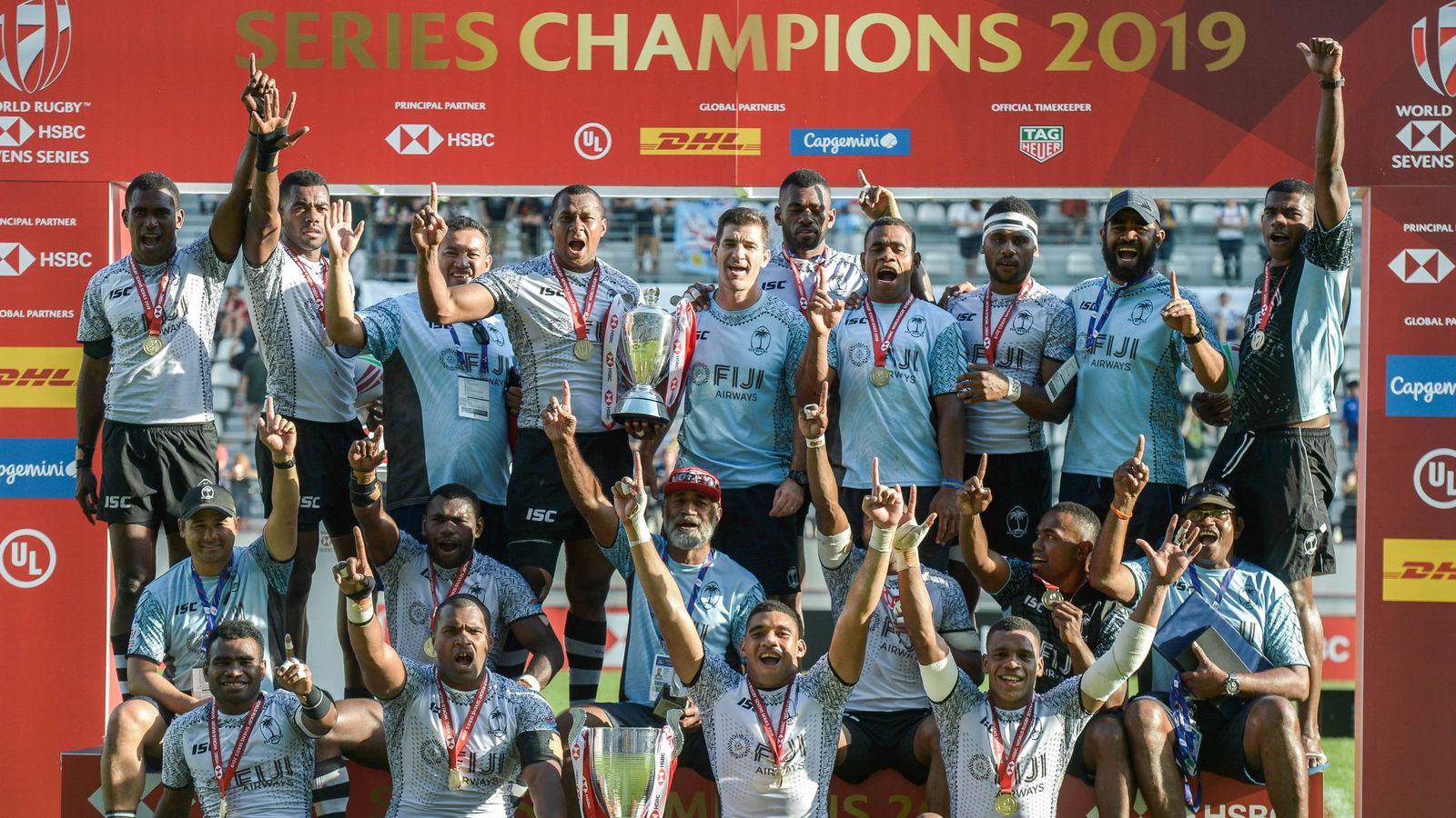 Fiji clinch World Sevens Series title in Paris | Rugby Union News | Sky ...