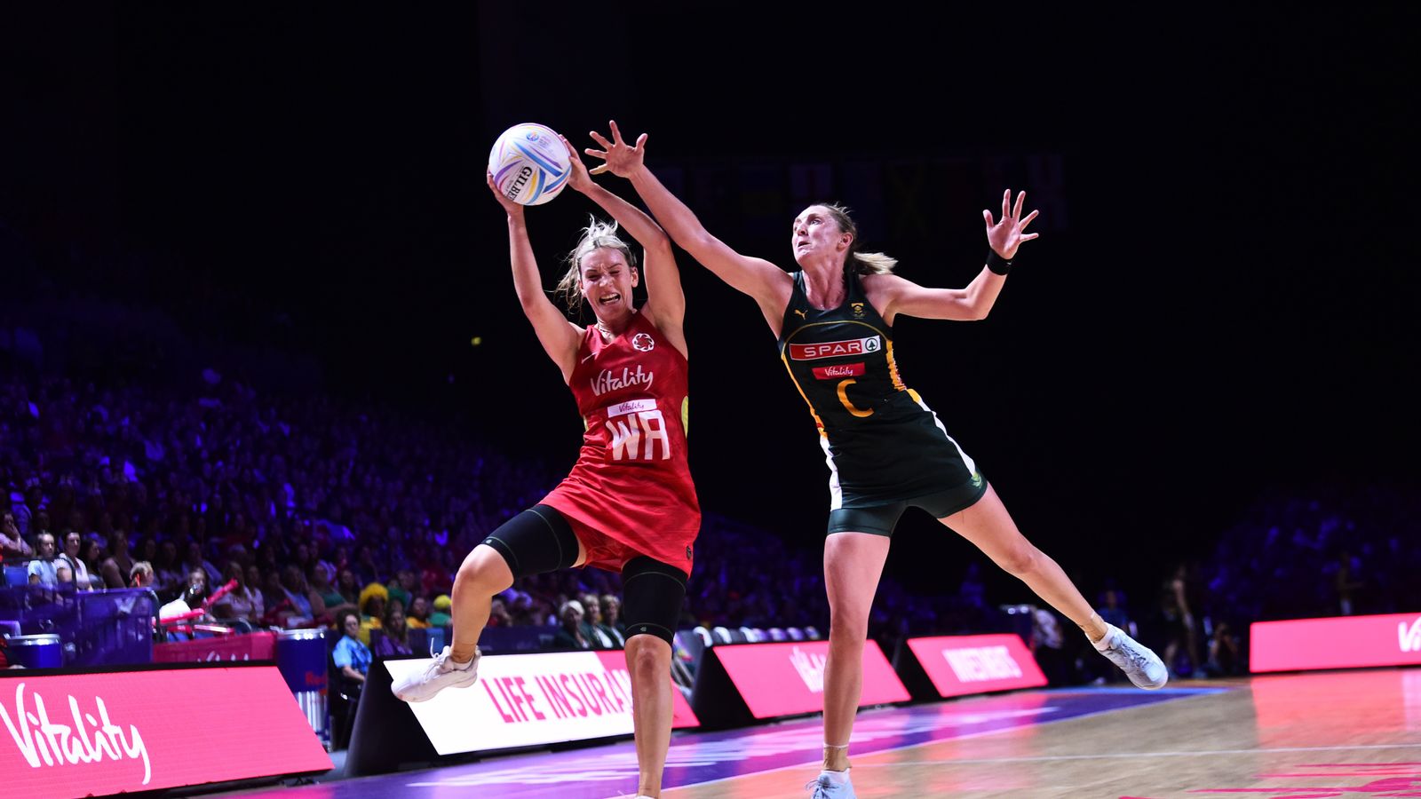 2019 Vitality Netball World Cup: England beat South Africa 58-42 to ...