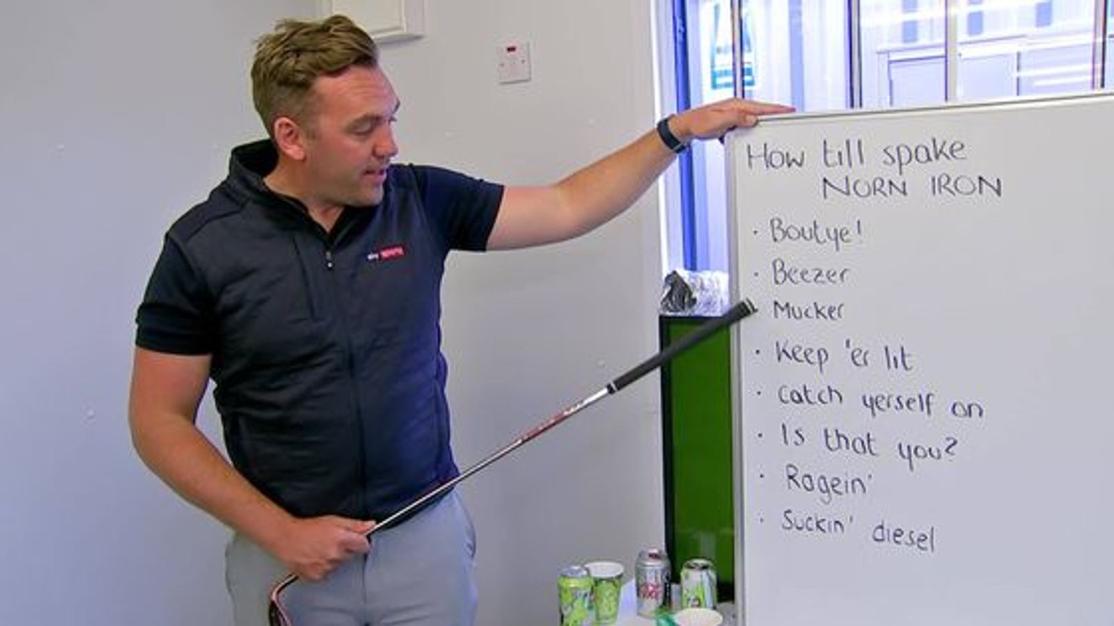 The Open: Teaching the Sky Sports pundits at Royal Portrush how to ...