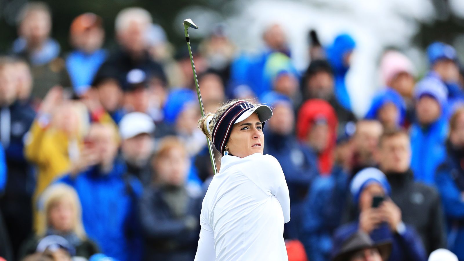 Solheim Cup: Lexi Thompson not happy with loud shout of 'fore ...
