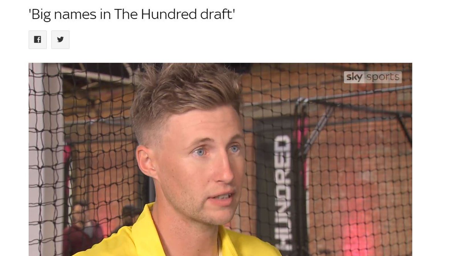 Joe Root: The Hundred will help standards in English cricket | Cricket ...