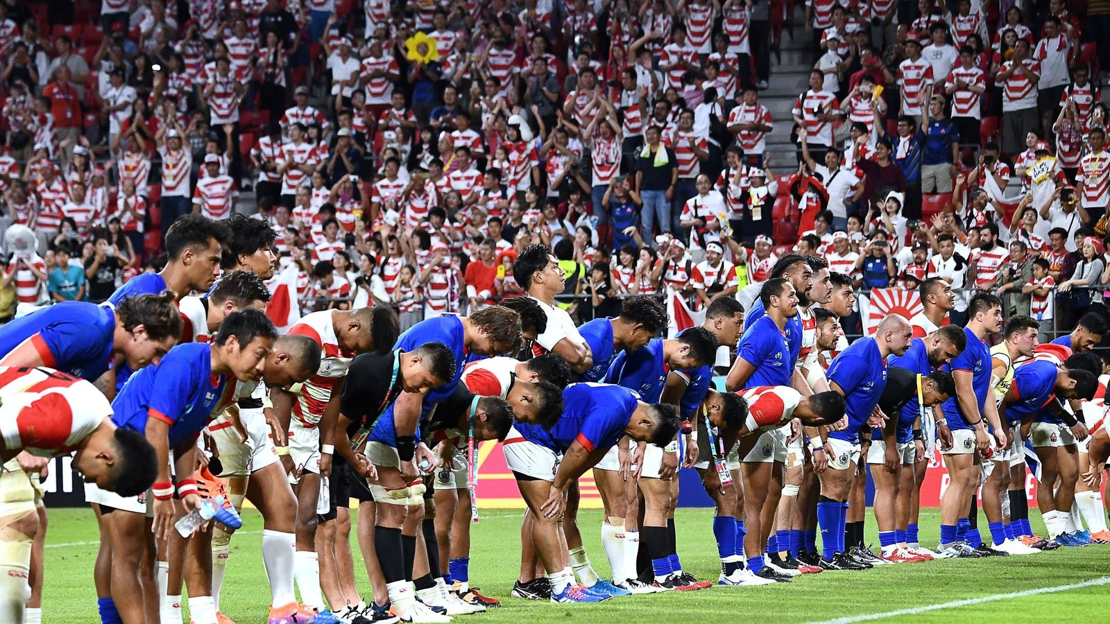 Rugby World Cup wrap: Japan continue to dazzle and record red card haul ...
