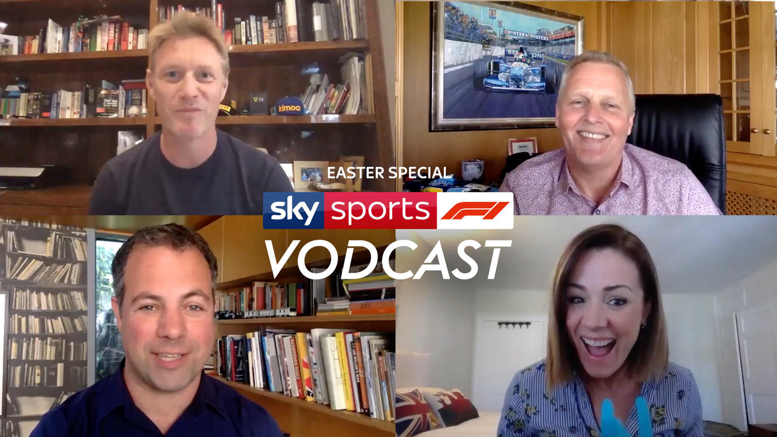 How have the Sky F1 team filled racing void? Vodcast: Easter Special ...