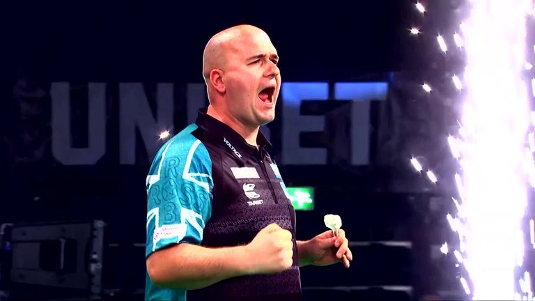 Rob Cross returned to action on PDC Home Tour following the death of ...