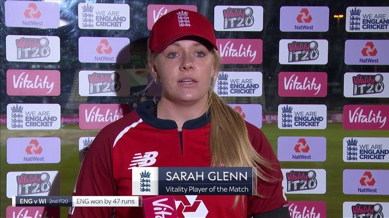 England's Sarah Glenn aims to be 'genuine all-rounder' after starring ...