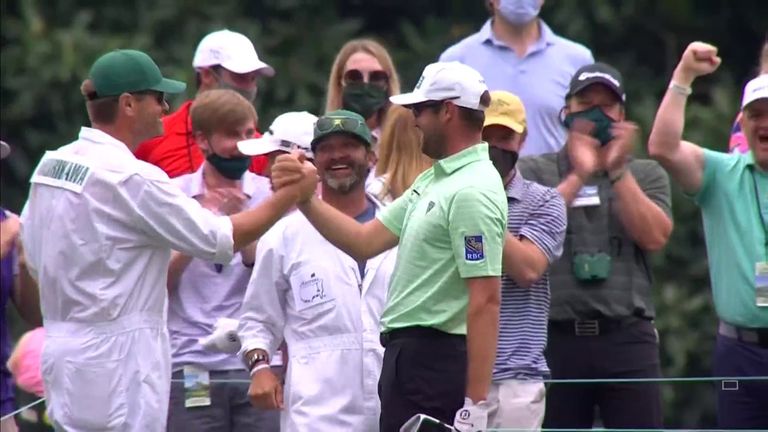 The Masters 2021: Corey Conners makes rare hole-in-one at Augusta ...