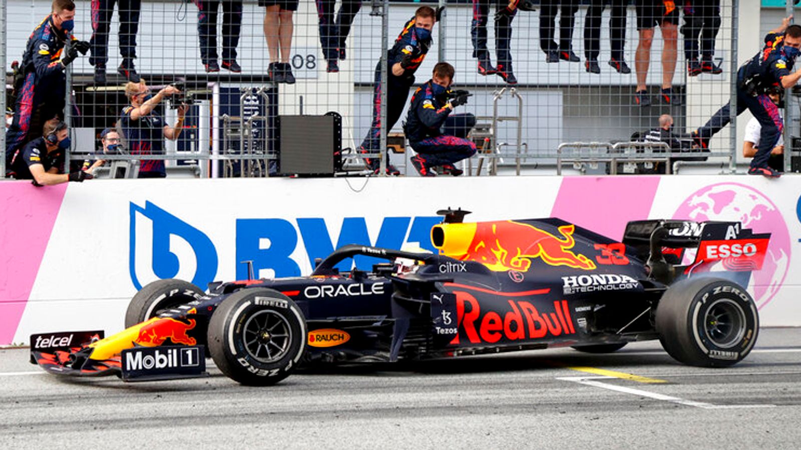 Max Verstappen's burnout Styrian GP finish line celebration will 'not be tolerated' again, says ...