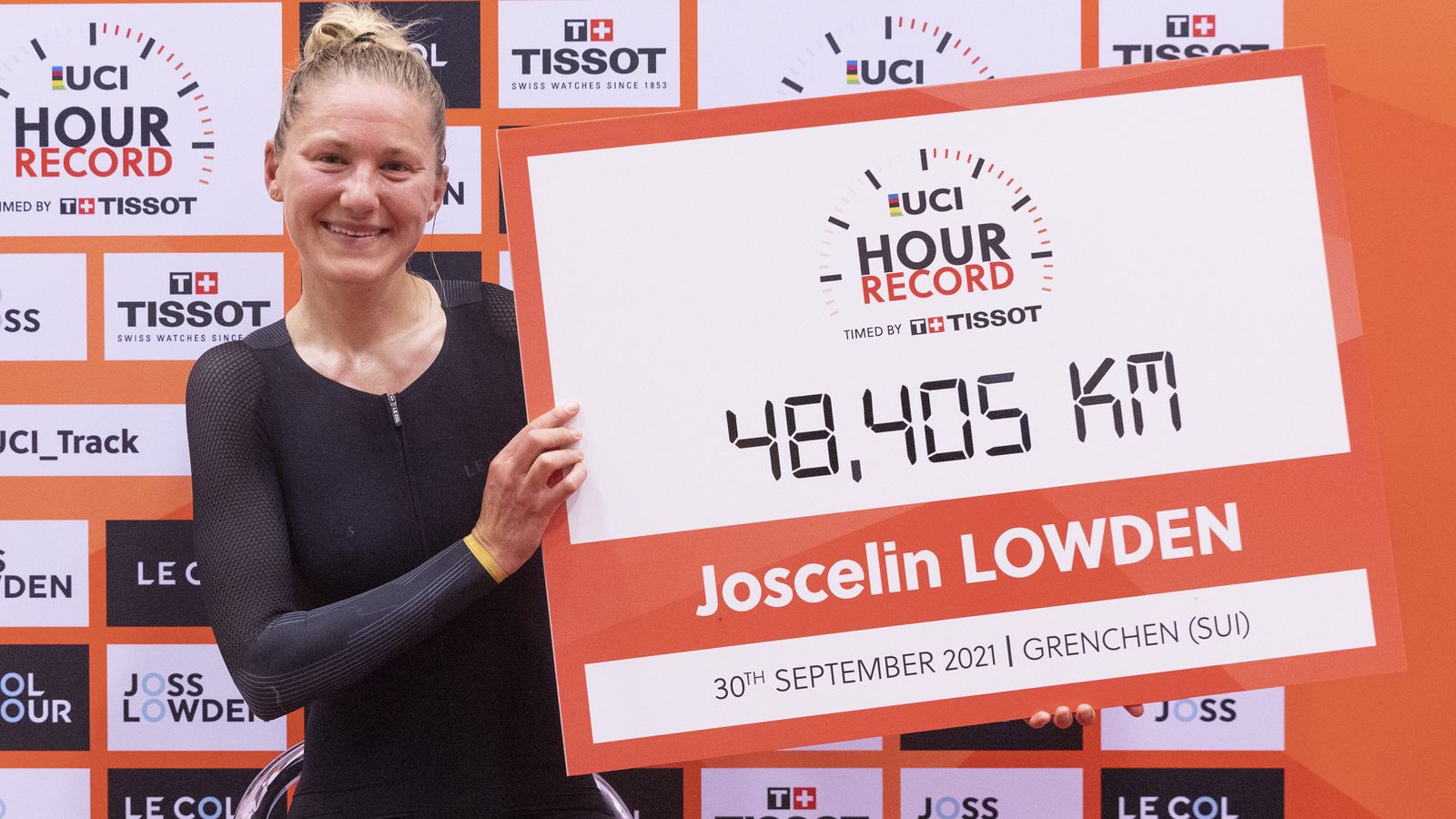 Joss Lowden sets new UCI Women's Hour cycling record of 48.405km in ...