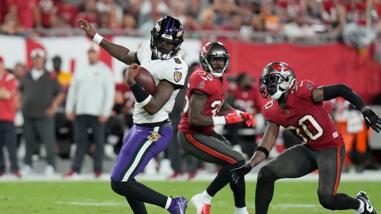 Baltimore Ravens 27-22 Tampa Bay Buccaneers: Tom Brady's Bucs drop to 3 ...