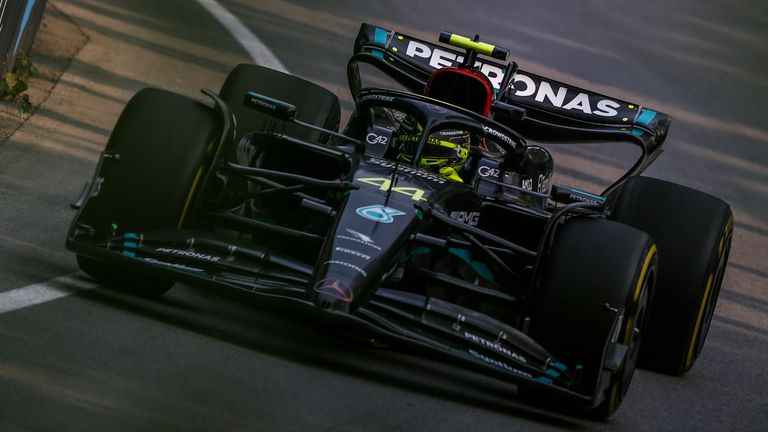 Lewis Hamilton and George Russell play down Mercedes' chances at ...
